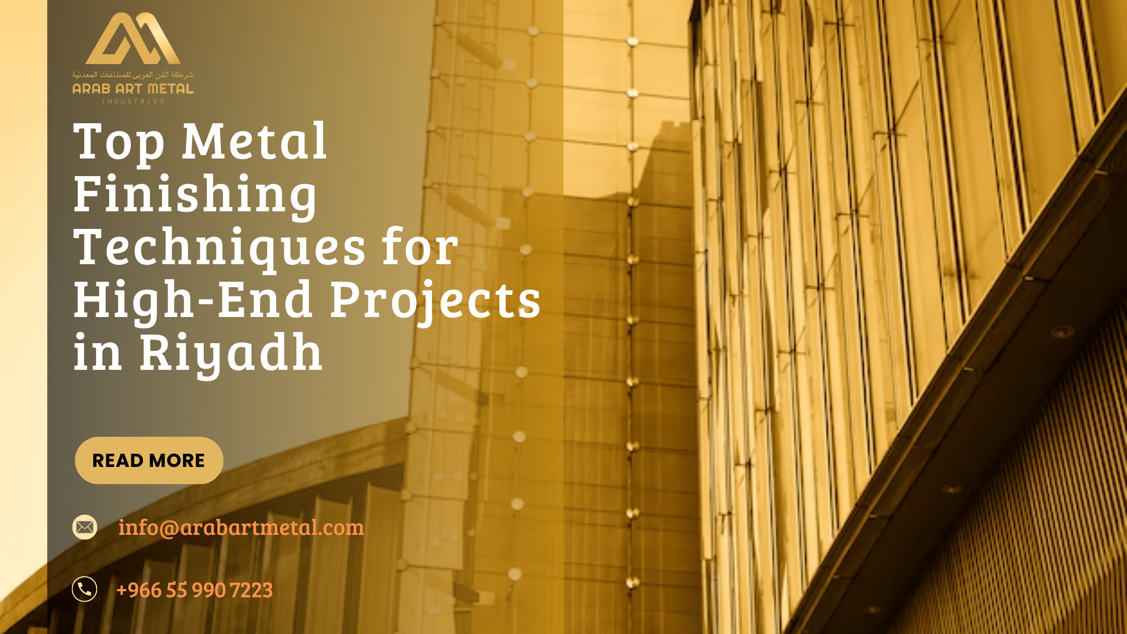 Top Metal Finishing Techniques for High-End Projects in Riyadh